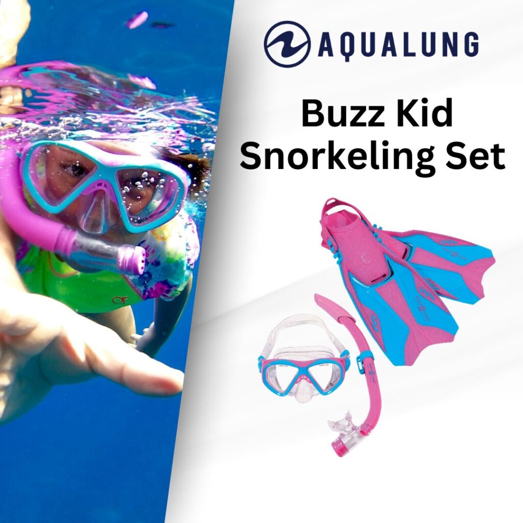 Kid Snorkeling Set - Buzz | Snorkeling Travel Set | Aquamaster