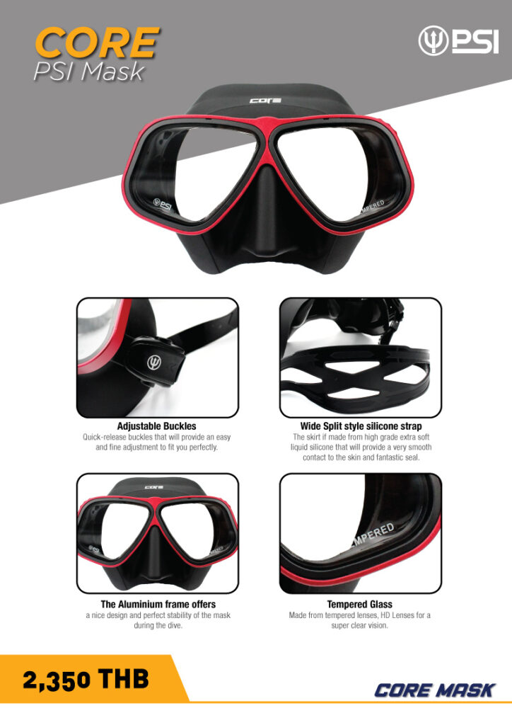 PSI Core Dive Mask | Aquamaster