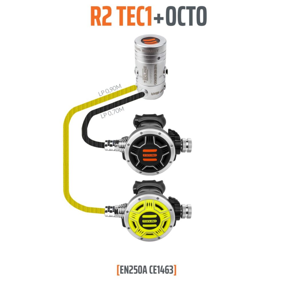 Tecline Regulator R2 TEC1 | SCUBA Gear - Regulators | Aquamaster