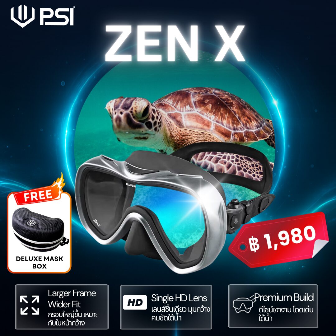 PSI Zen X Mask | Oversize Option Available | Scuba Diving Masks ...